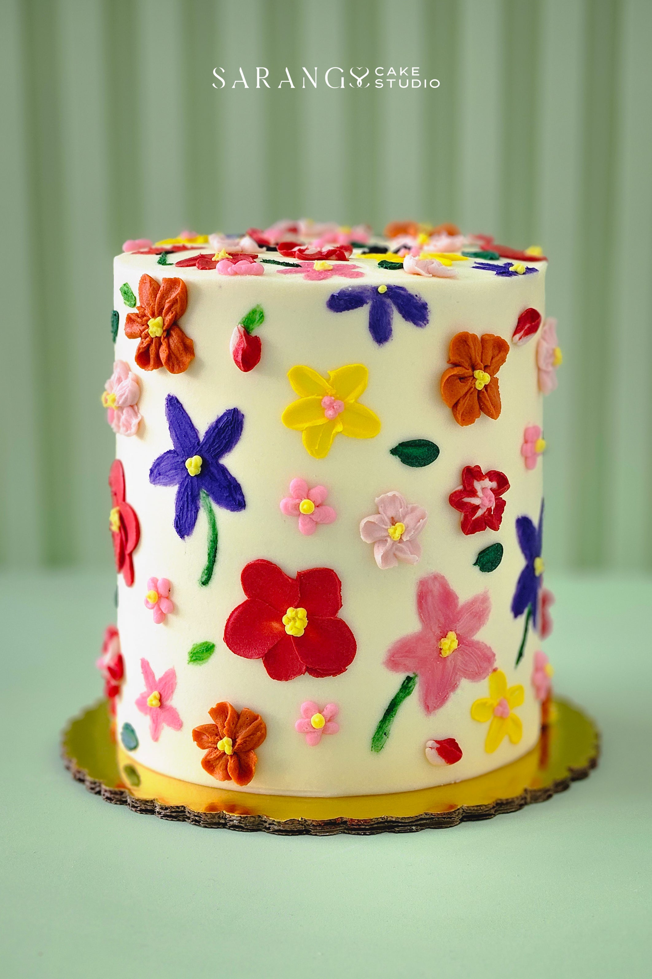 Colorful Flower Cake – Sarang Cake Studio